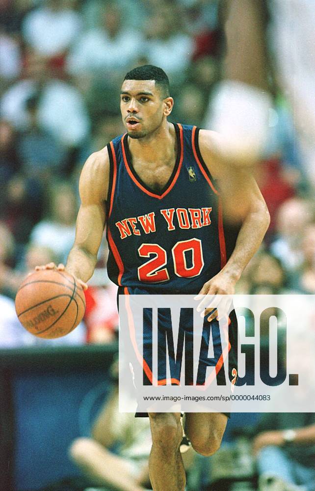 Allan Houston von den Knicks Basketball Herren NBA, Regular Season Game ...