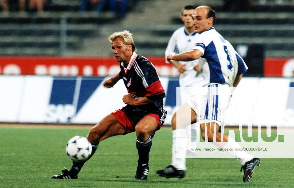 Thorsten Fink am Ball Fußball EC 1 Herren Saison 1998 1999, FC Bayern ...