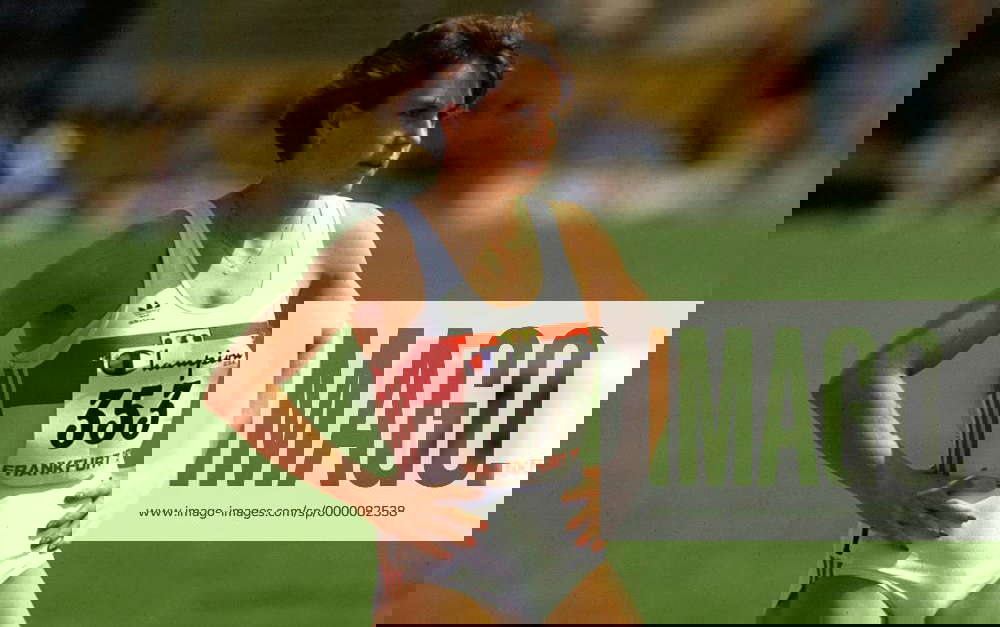 Grit Breuer (Deutschland) Leichtathletik Damen Europacup 1991, Mittelstrecke, 400 m Lauf, 400m