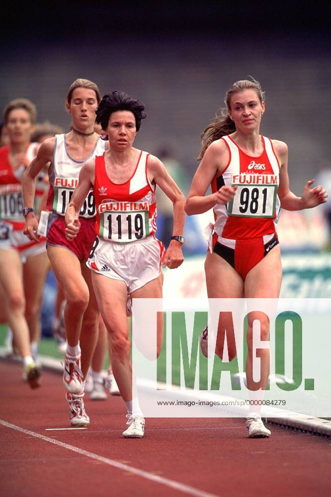 Ingrid Fischer (1119, RW Koblenz) übernimmt die Führung Leichtathletik ...