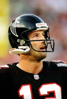 Quarterback Chris Chandler im Porträt American Football Herren NFL ...