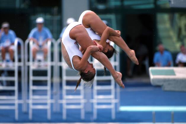 Jacqueline Schneider und Catherine Maliev Aviolat (beide Schweiz) in ...