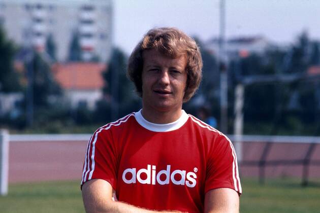 Johnny Hansen (FC Bayern München) im Porträt Fußball 1. BL Herren ...