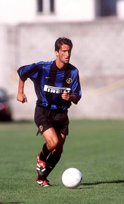 Christian Panucci am Ball Fußball Herren Serie A 1999 2000, 1 ...