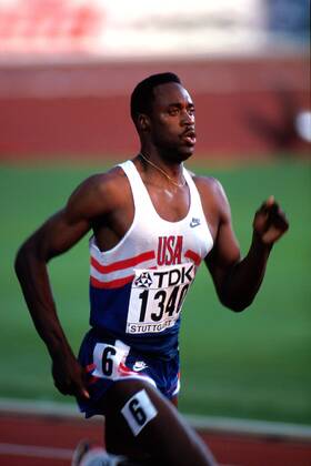 Harry Butch Reynolds Leichtathletik WM Herren Weltmeisterschaft 1993 ...