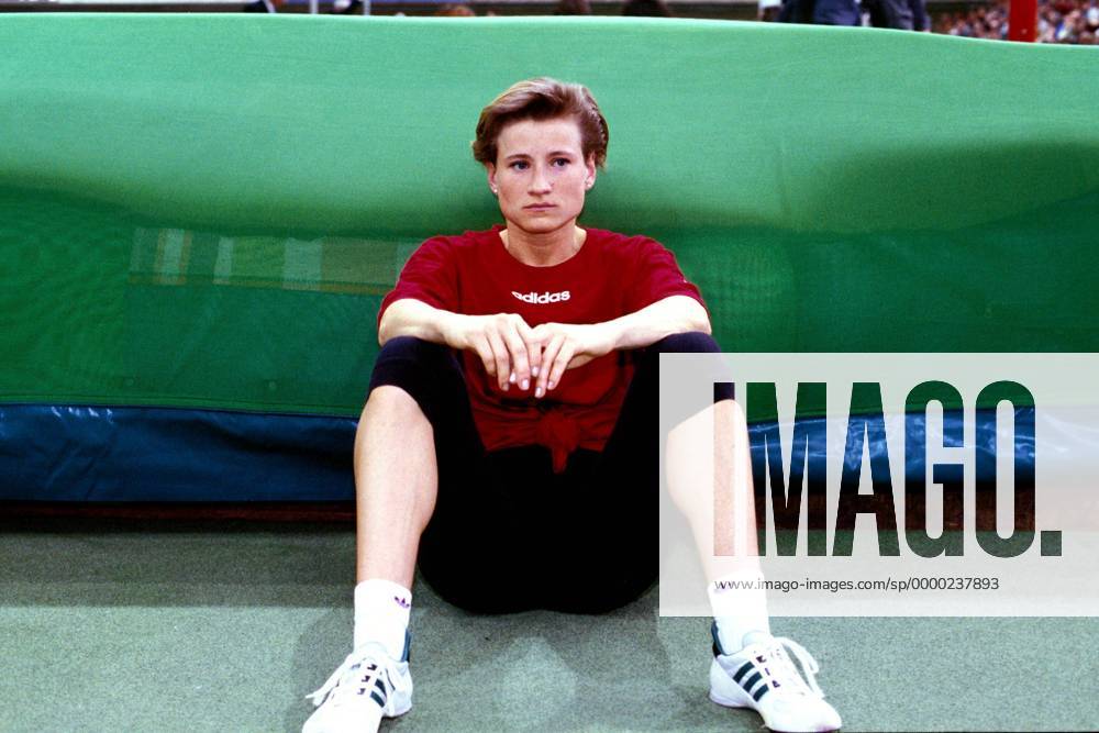 Silke Knoll nachdenklich Leichtathletik LM Damen Deutsche ...