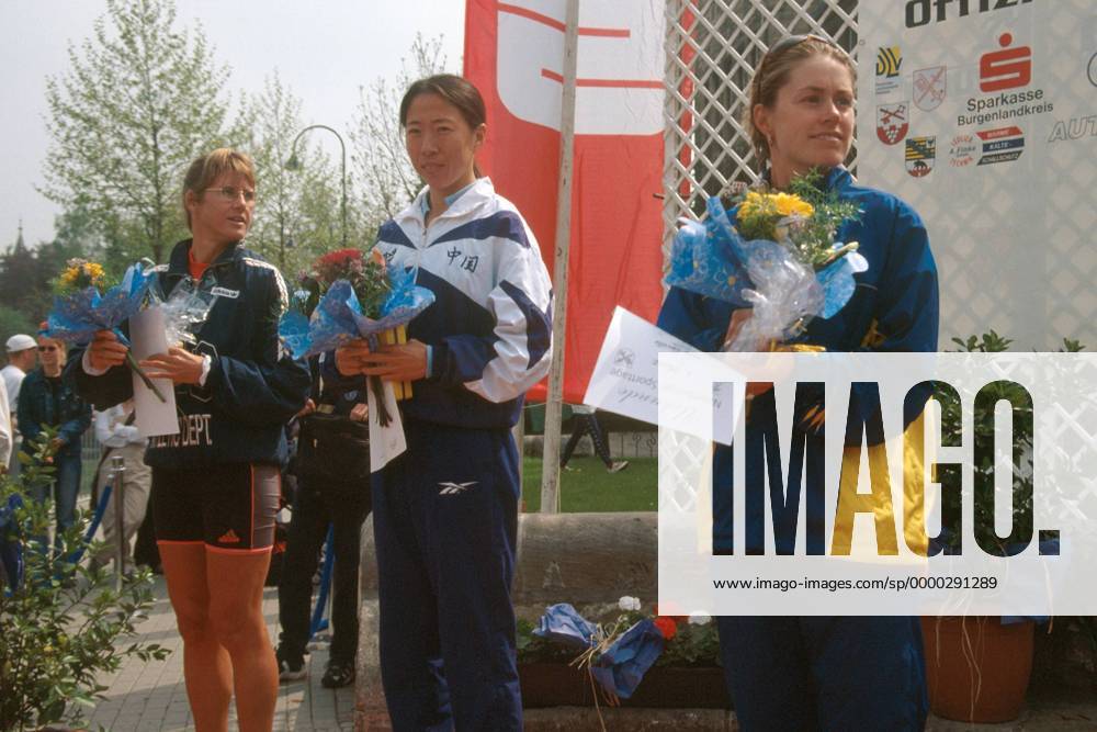 V.l. Kerry Saxby-Junna (Australien), Liu Hongyu (China) und Jane ...