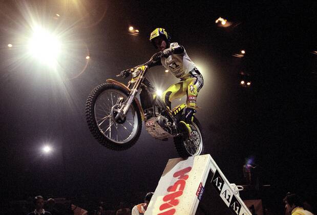 Steve Colley (Großbritannien) auf seiner Gas Gas Motorsport Herren ...