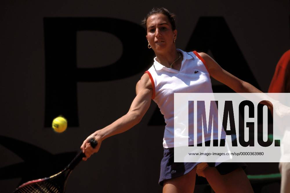 Selima Sfar (Tunesien) - Vorhand Tennis Damen French Open 2001, WTA ...