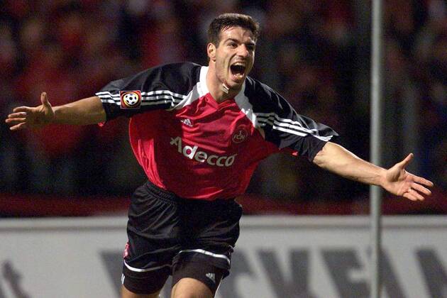 Paulo Rink - Torjubel Fußball 1. BL Herren Saison 2001 2002, 1. FC ...