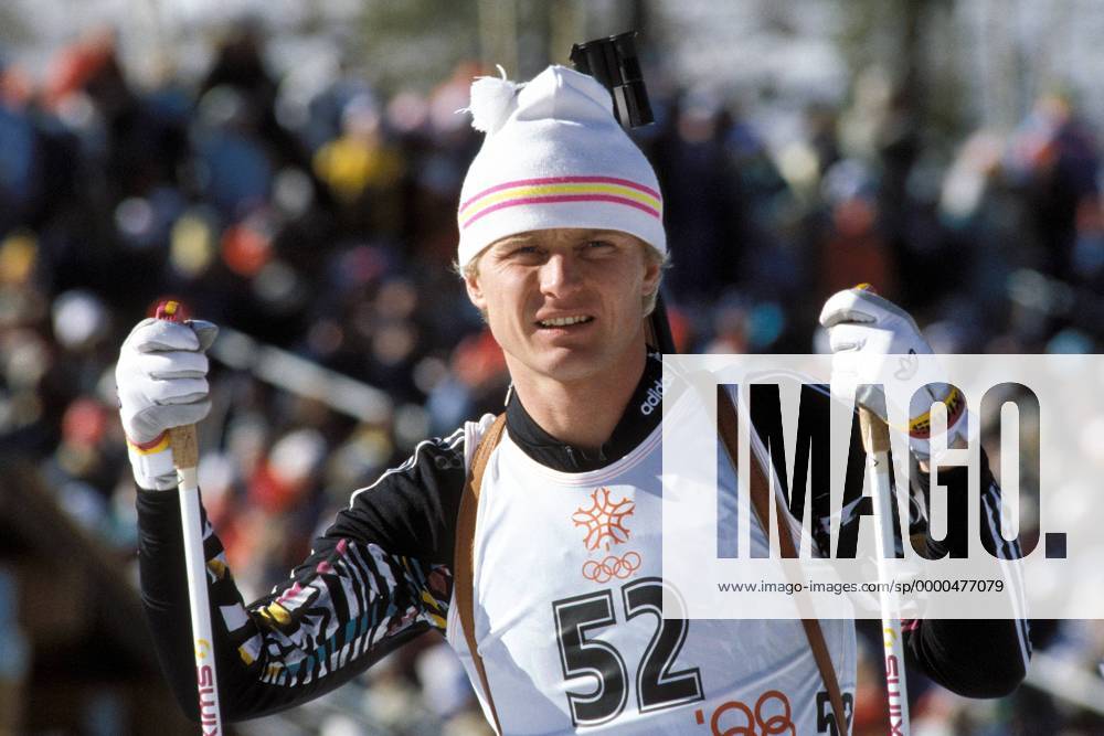 Peter Angerer (BRD) - Start Biathlon OS Winter Herren Olympische ...