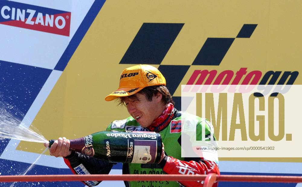 Youichi Ui - Sektdusche Motorsport WM Herren Weltmeisterschaft 2002 ...