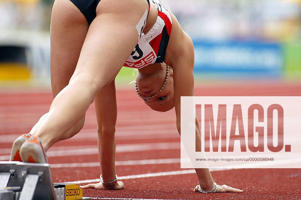 Sina Schielke (Deutschland) - Startvorbereitungen Leichtathletik EM Damen Europameisterschaft