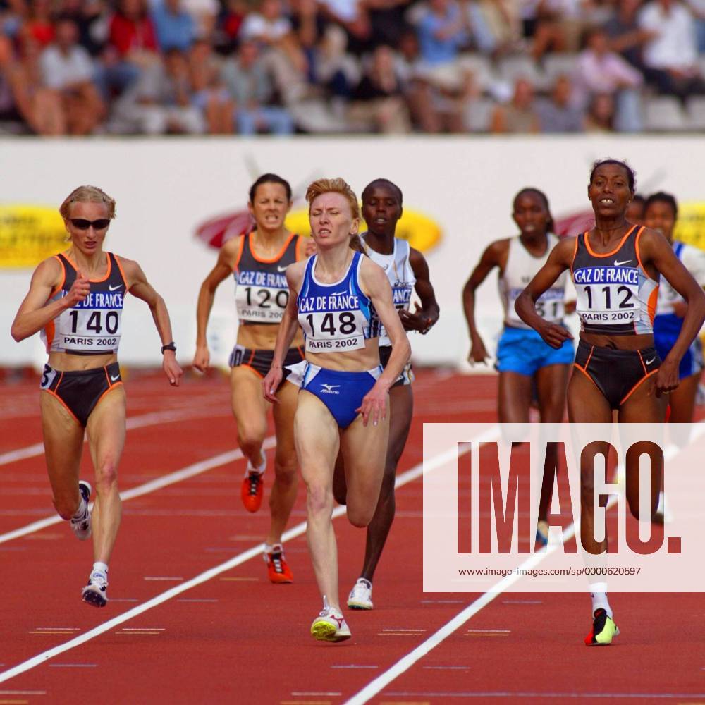 3000m-Lauf v.li.: Gabriela Szabo (Rumänien), Tatyana Tomashova (Rußland), Berhane Adere (Äthiopien