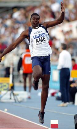 Jadel Gregorio (Brasilien) - Absprung Leichtathletik Grand Prix Herren ...