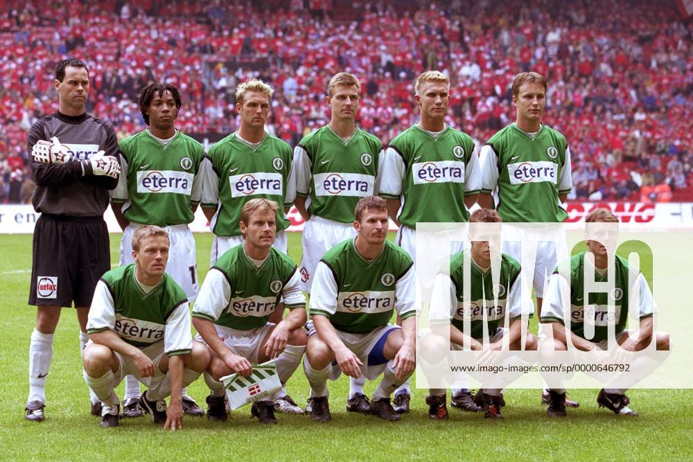 Mannschaftsbild Akademisk BC, hinten, v.li.: Torwart Jan Hoffmann, Ali ...