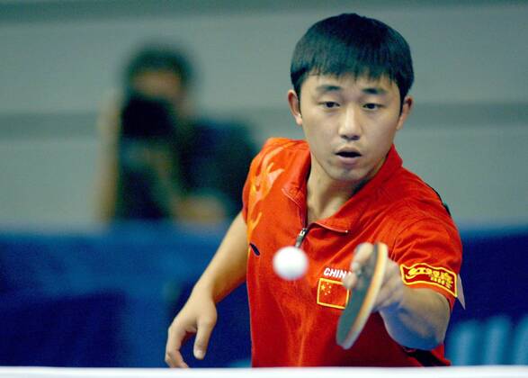 Yan Sen - Vorhand Tischtennis Herren German Open 2002, Internationales ...