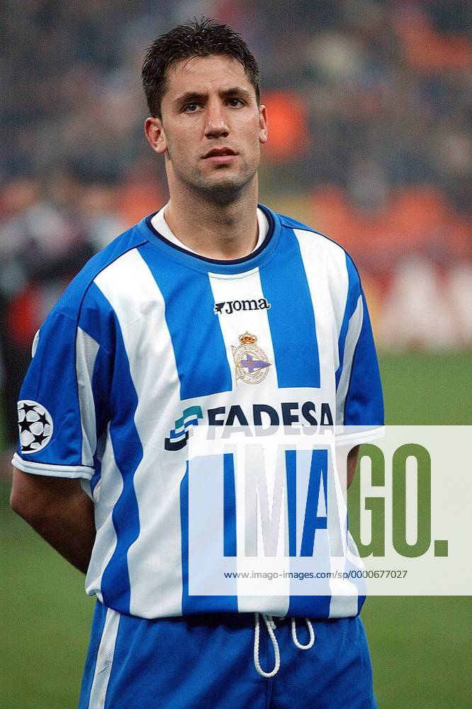 Joan Capdevila Fußball EC 1 Herren Champions League 2002 2003, Mailand ...