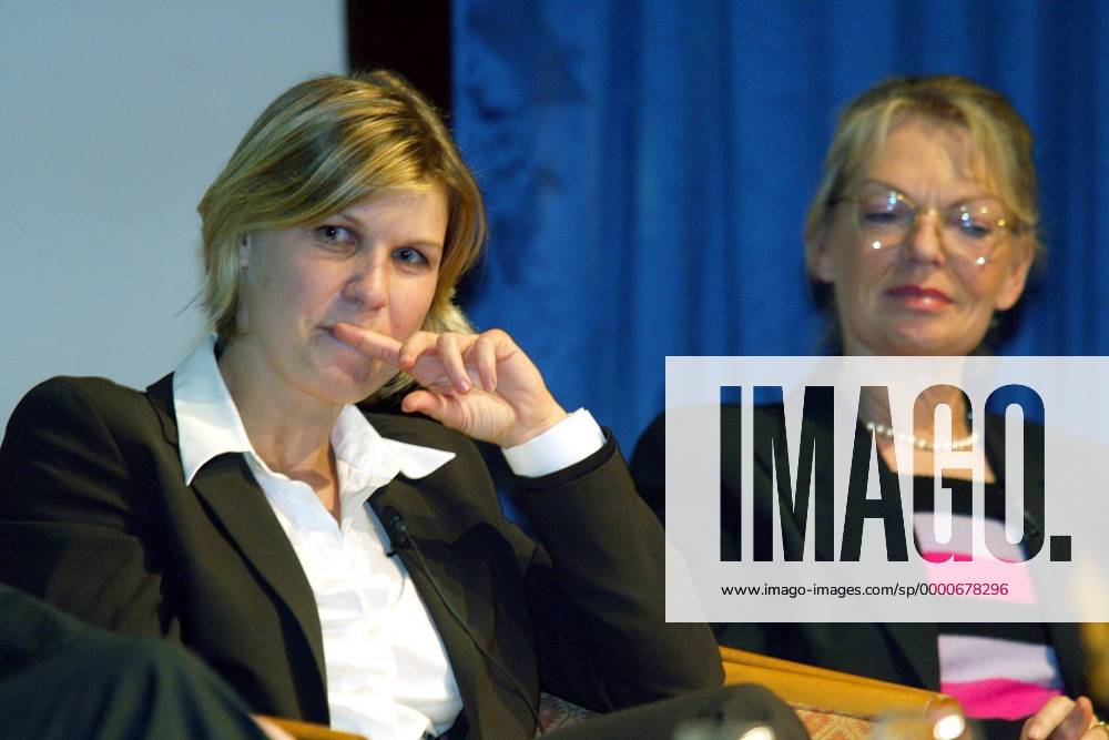 Anke Huber und Helga Masthoff, ehemalige Tennisspielerinnen Tennis ...