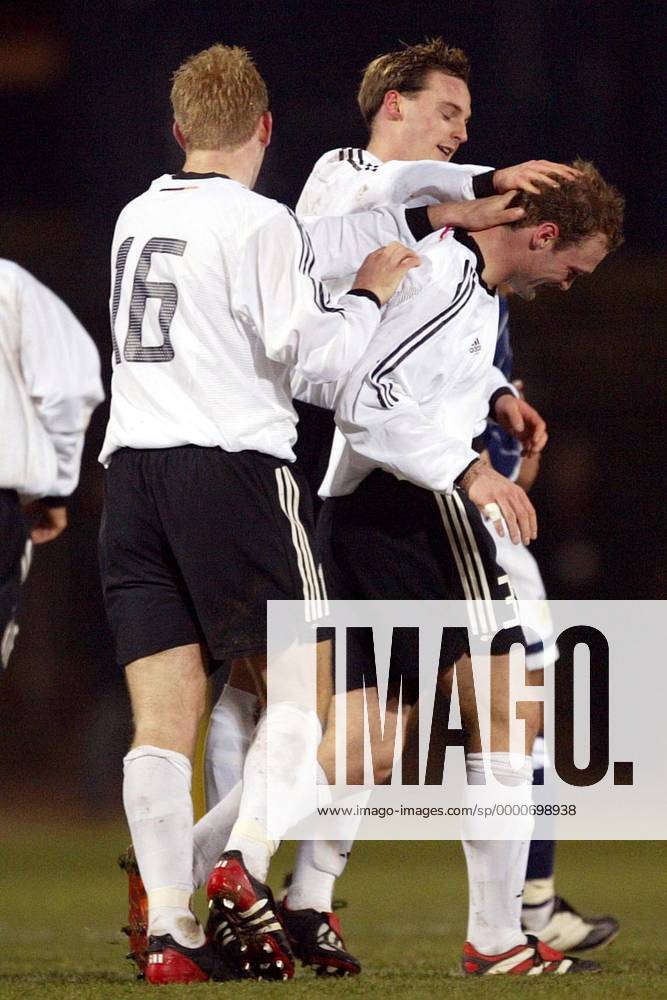 Alexander Voigt, und Florian Kringe - Torjubel Fußball Länderspiel ...