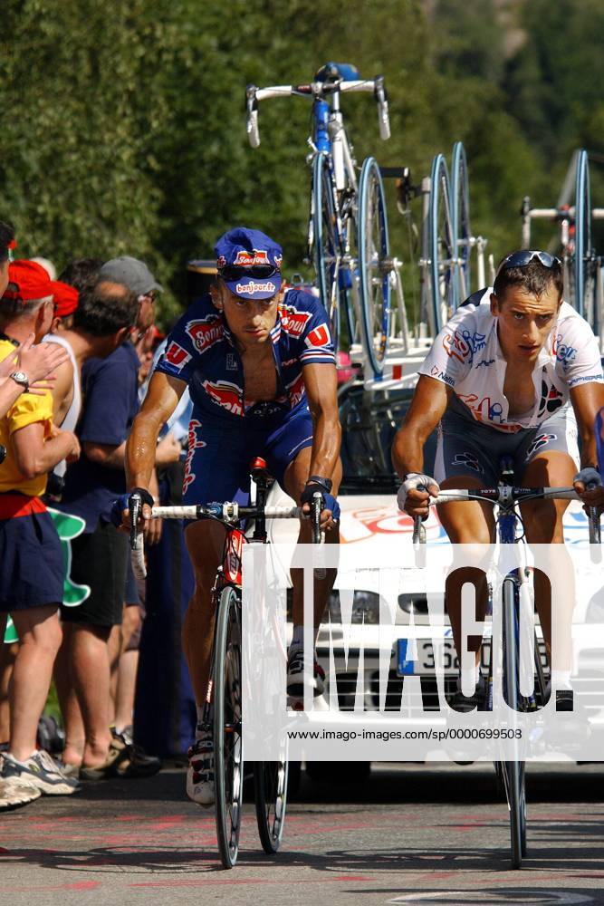 Emmanuel Magnien und Sandy Casar Radsport Herren Tour de France 2002 ...
