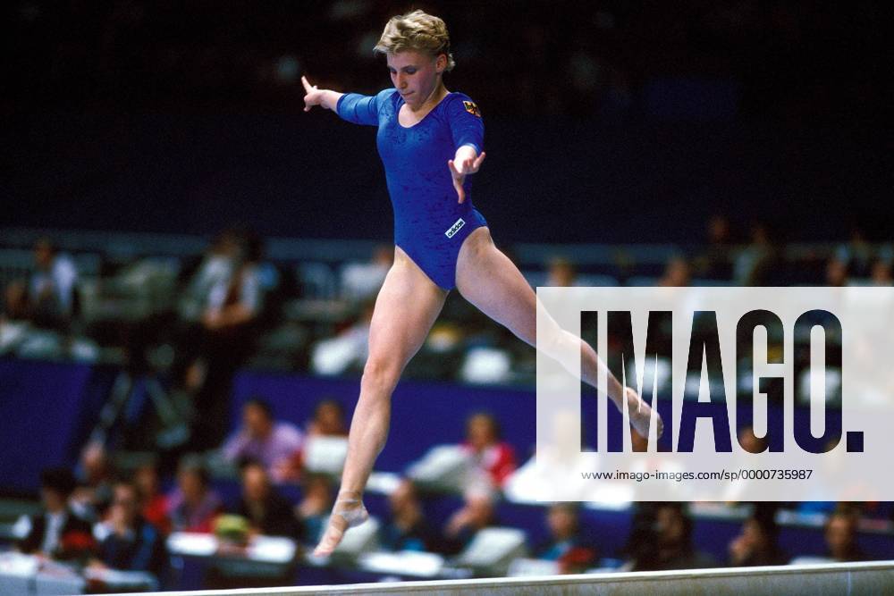 Yvonne Wörner (Deutschland) - Schwebebalken Turnen WM Damen ...