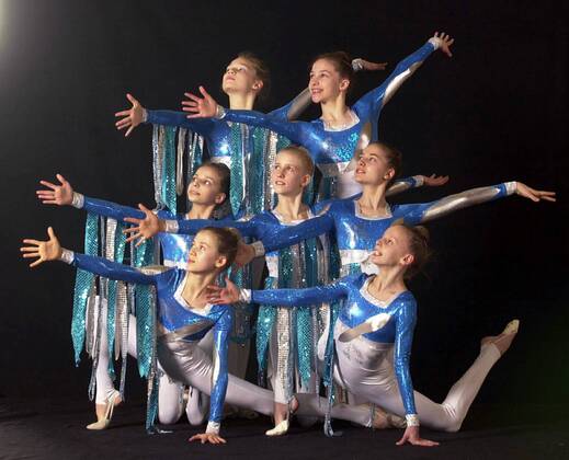 Die deutsche Junioren-Nationalmannschaft, hinten v.li.: Juliane Weigel ...