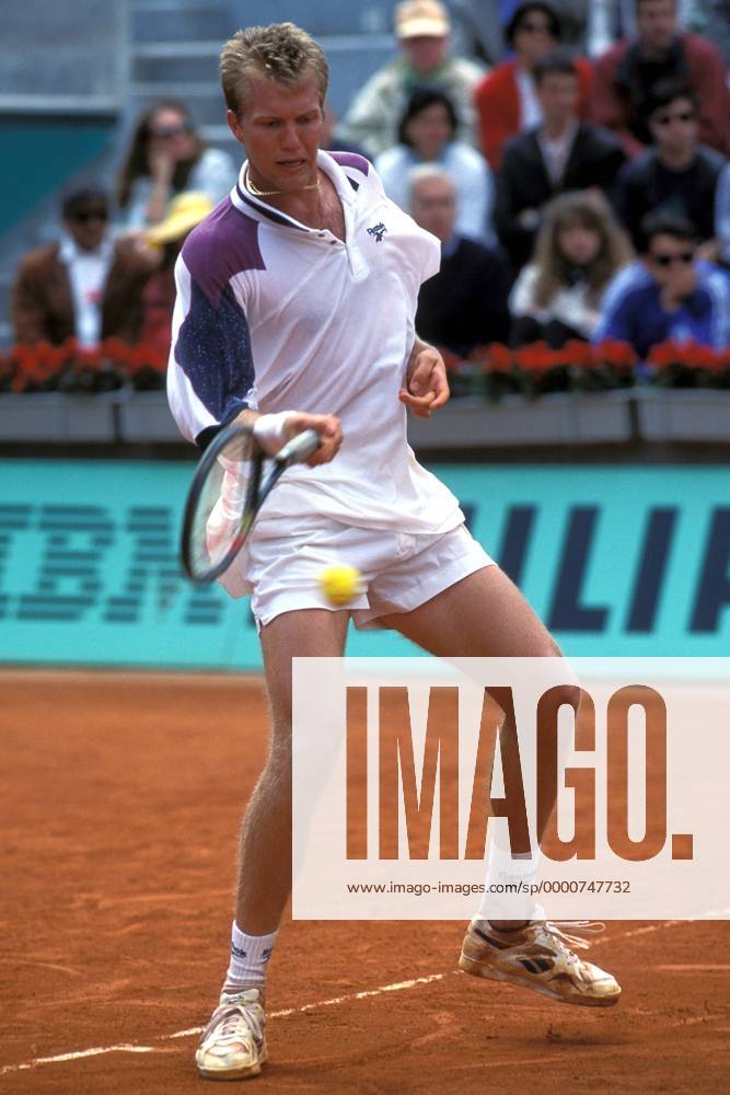 Magnus Larsson (Schweden) - Vorhand Tennis Herren French Open 1995 ...