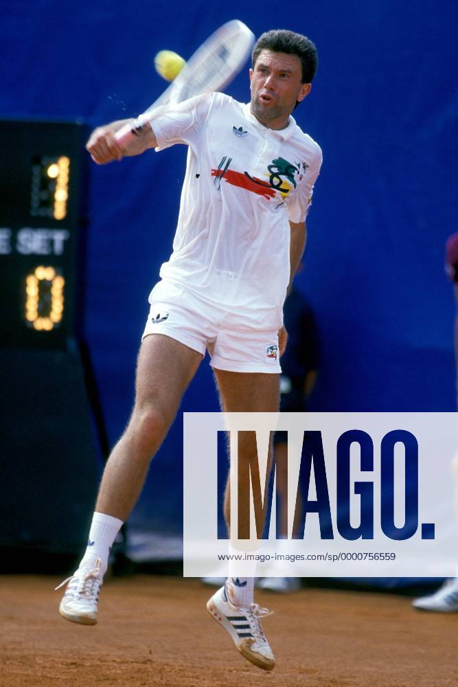 Damir Keretic (BRD) - Rückhand Tennis Herren ATP-Tour 1987, Sand ...