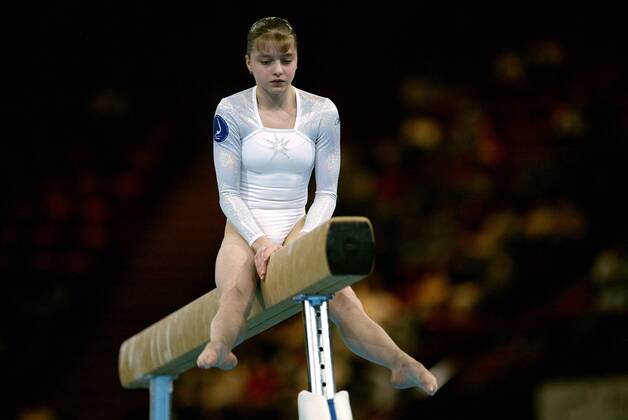 Anna Pavlova (Rußland) - Schwebebalken Turnen Damen 12. Internationaux ...