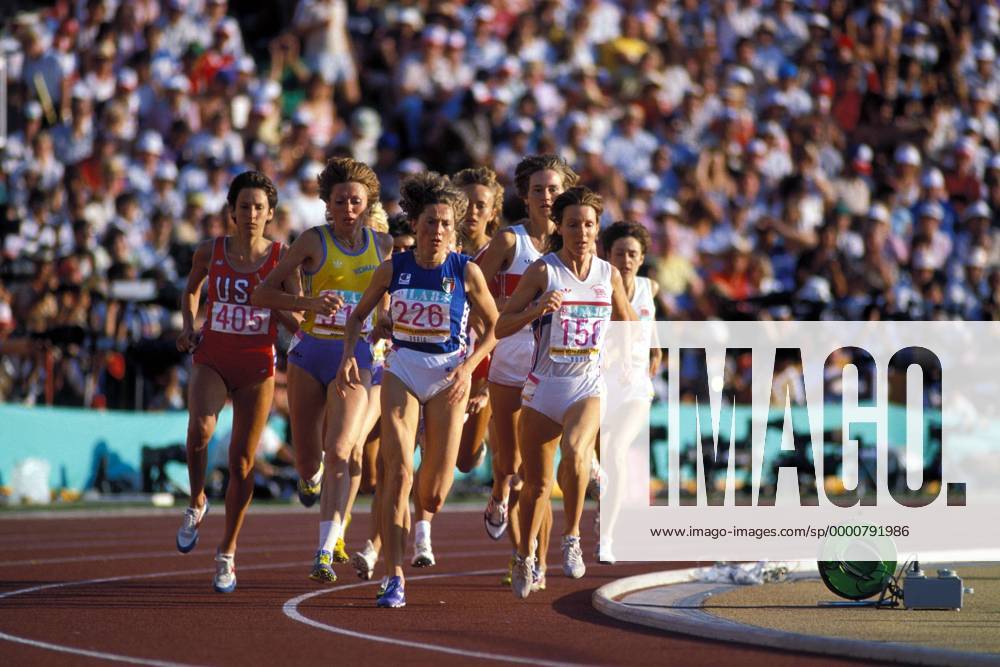 1500m-Lauf v.li.: Ruth Wysocki (USA), Doina Melinte (Rumänien ...