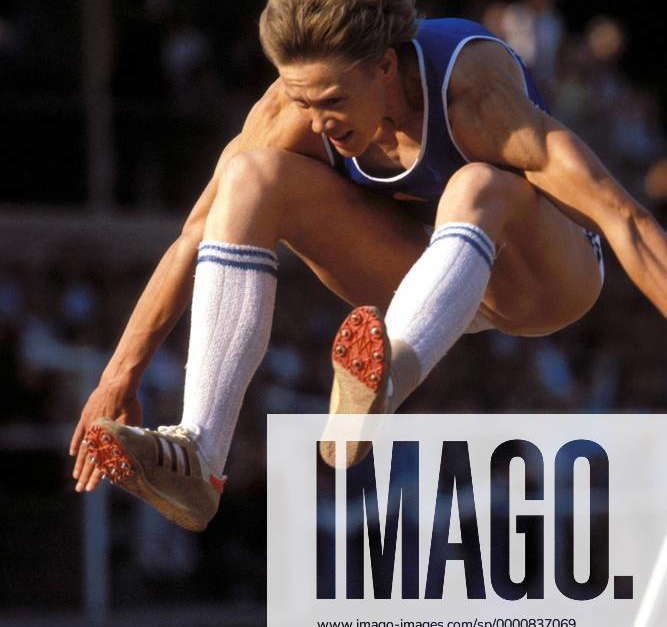 Sabine John (DDR) - Flugphase Leichtathletik Damen ...