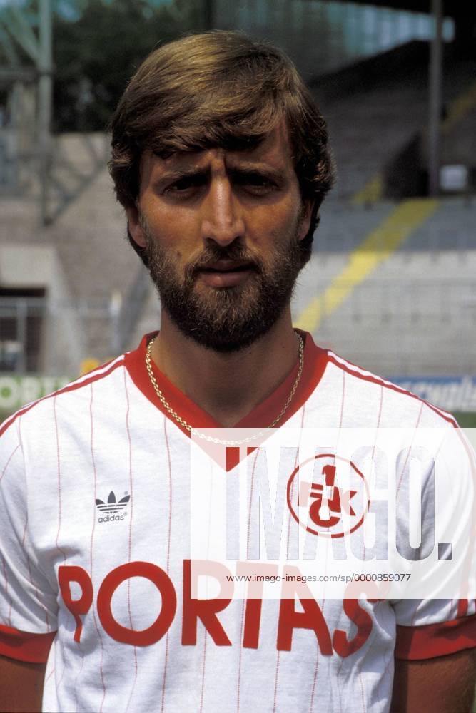 Michael Dusek (Lautern) Fußball 1. BL Herren Saison 1983 1984, 1. FC ...