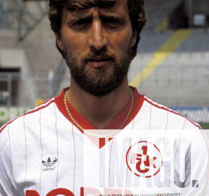 Michael Dusek (Lautern) Fußball 1. BL Herren Saison 1983 1984, 1. FC ...