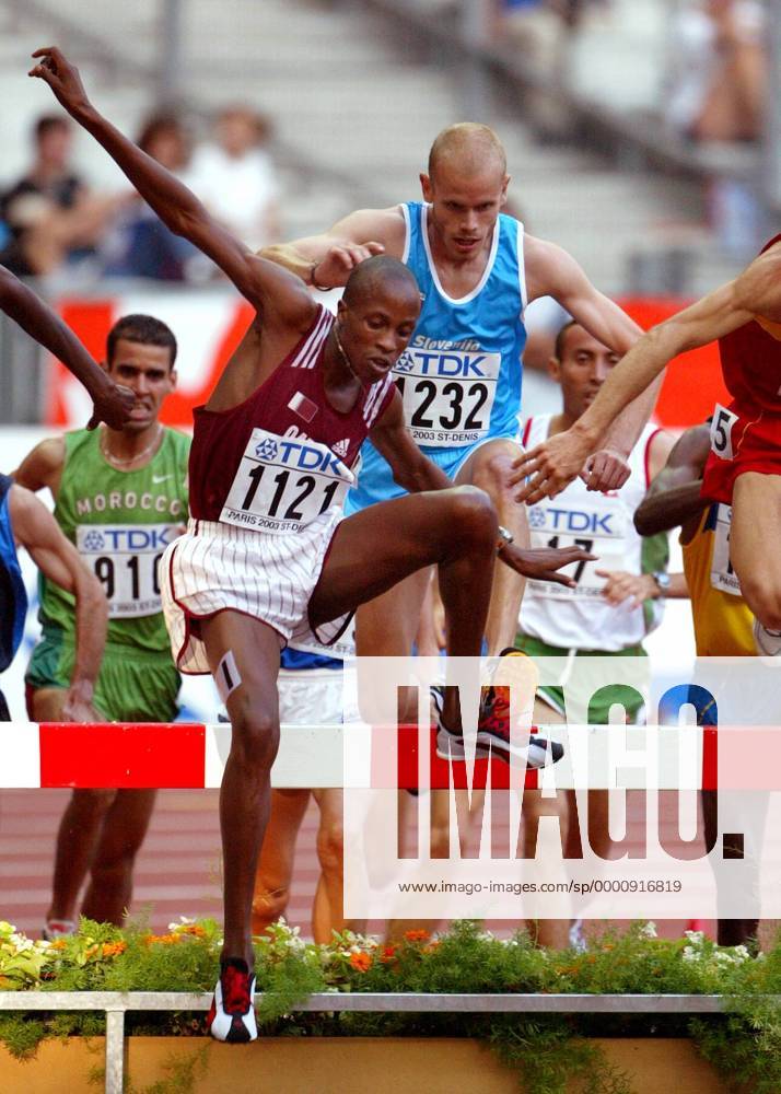 Saif Saeed Shaheen vor Bostjan Buc Leichtathletik WM Herren ...