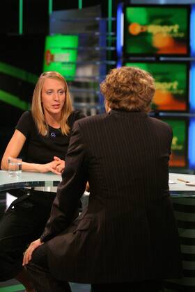 Daniela Rath zu Gast bei ZDF-Moderator Michael Steinbrecher im ...