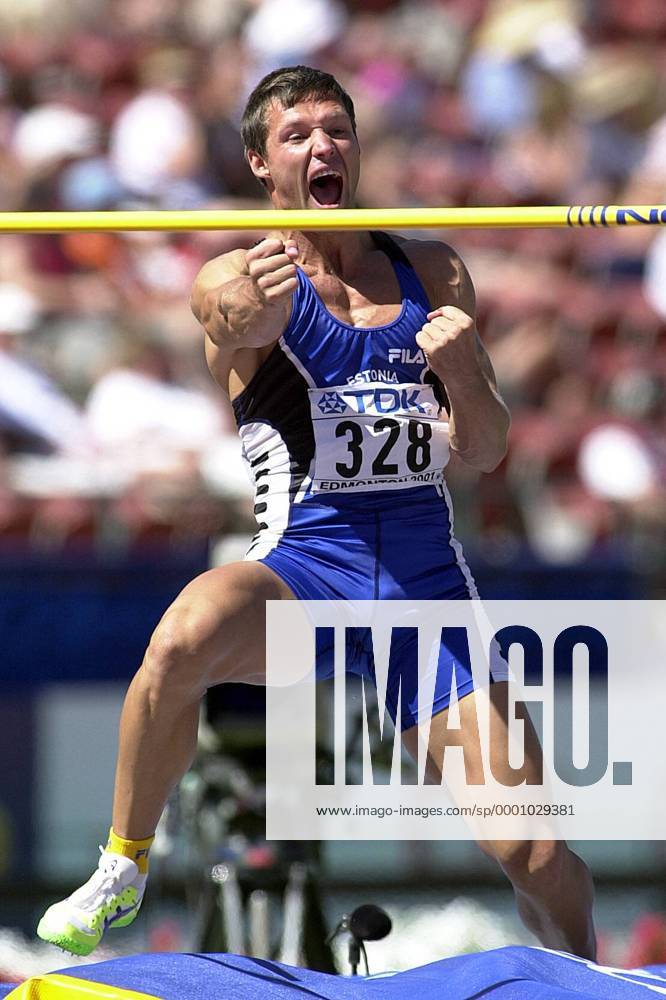 Erki Nool (Estland) - Gefühlsausbruch Leichtathletik WM Herren ...