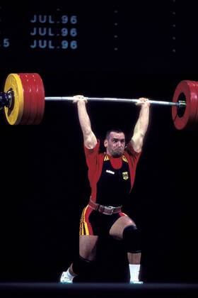 Marc Huster - Stoßen Gewichtheben OS Sommer Herren Olympische ...