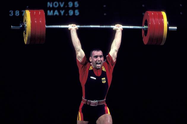 Marc Huster - Stoßen Gewichtheben OS Sommer Herren Olympische ...