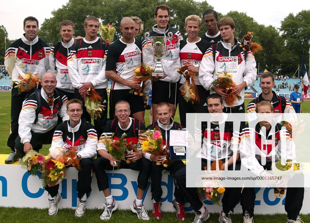 Siegerehrung Deutschland, hi.v.li.: Peter Esenwein, Nils Winter, Thomas ...