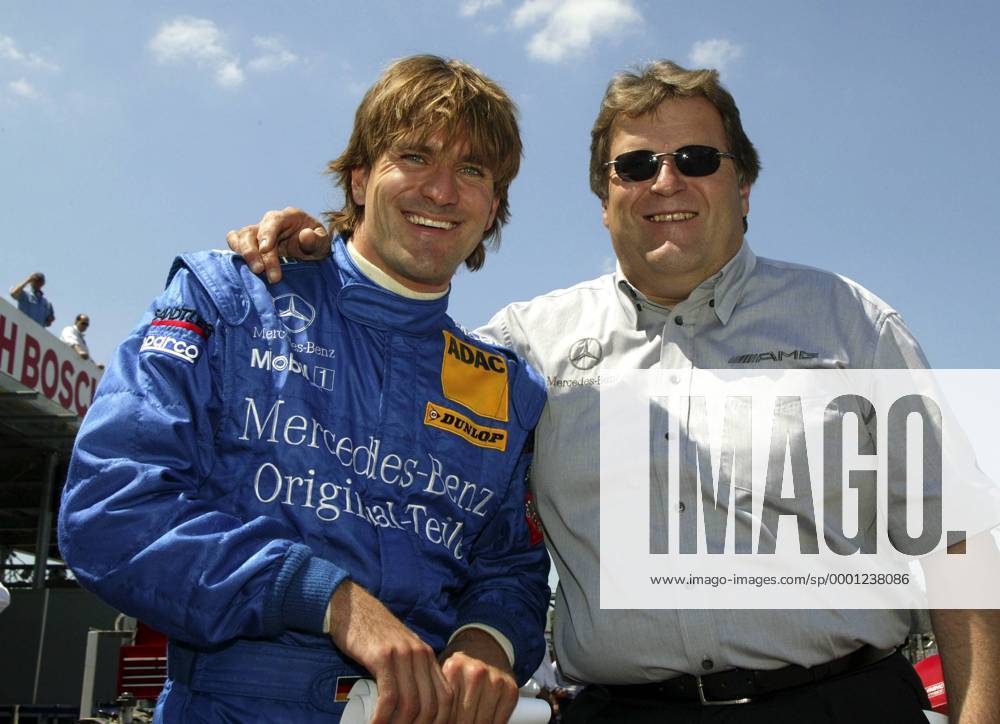 Markus Winkelhock (li.) und Motorsportchef Norbert Haug (beide ...