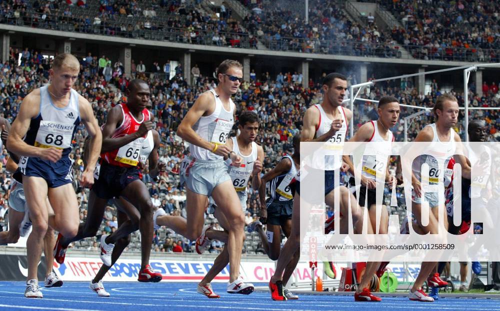 Start zum 1500m Lauf - u.a. Ivan Heshko und Gert Jan Liefers Leichtathletik Herren ISTAF