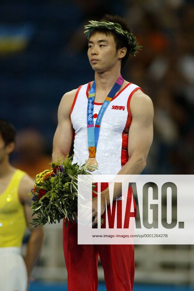 Takehiro Kashima (Japan) - Siegerehrung Seitpferd Turnen OS Sommer ...