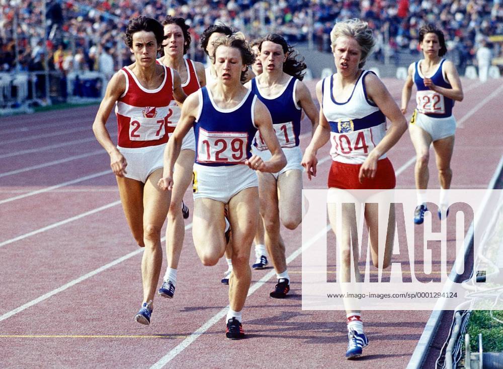 V.li.: Gunhild Hoffmeister (SC Cottbus), Anita Weiß, Elfi Zinn (beide ...