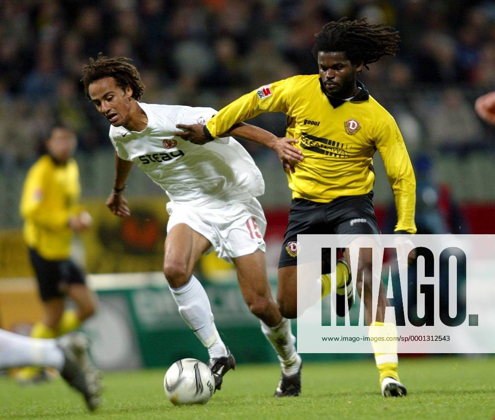 Daniel Jules Wansi (Dresden, re.) gegen Philipp Haastrup (Essen ...