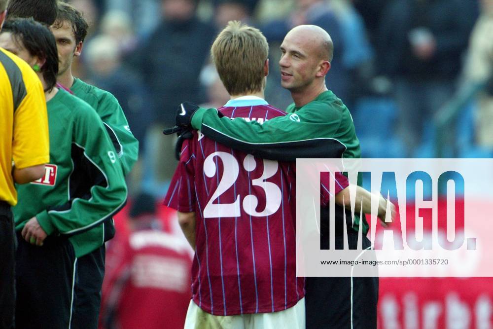 Robert Pocrnic und Jasko Terzic verabschieden sich fair voneinander ...