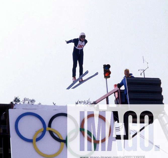 Yuri Ivanov (Sowjetunion) - Absprung Skispringen OS Winter Herren ...