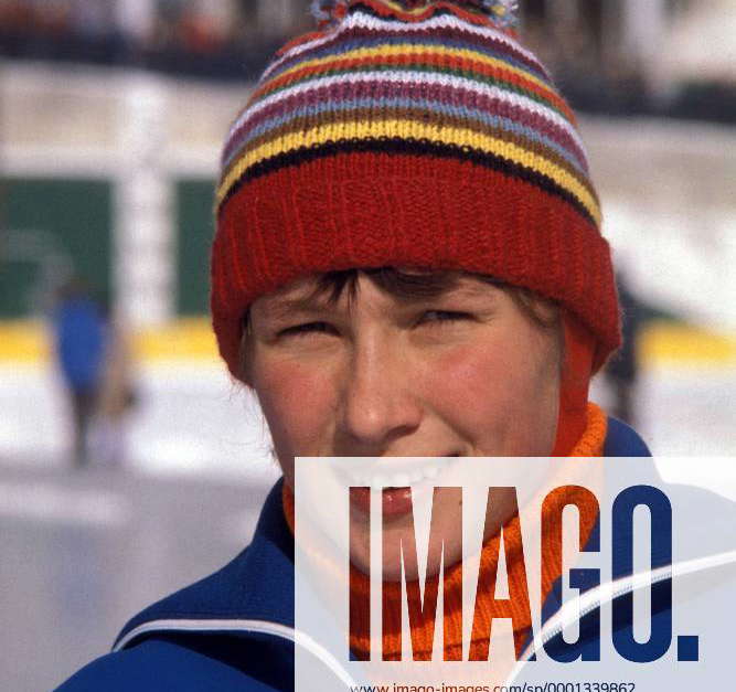 Karin Enke (DDR) Eisschnellauf OS Winter Damen Olympische Winterspiele ...