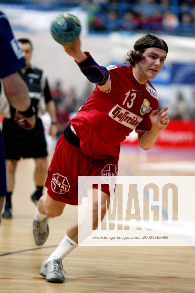 Christoph Theuerkauf (Magdeburg) - Torwurf Handball 1. BL Herren Saison 2004 2005, SC Gladiators