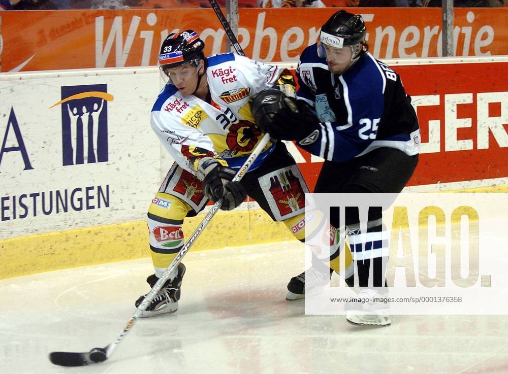 Pascal Stoller gegen Eric Belanger Eishockey Herren Showmatch 2004, SC ...